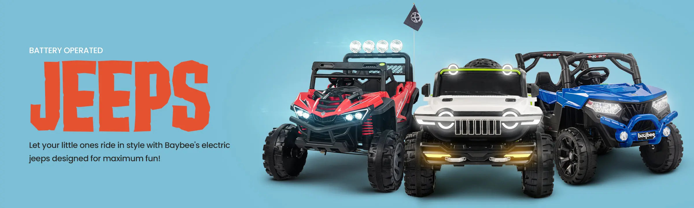 Baybee Battery Operated Jeep Fun Adventures for Little Explorers ...
