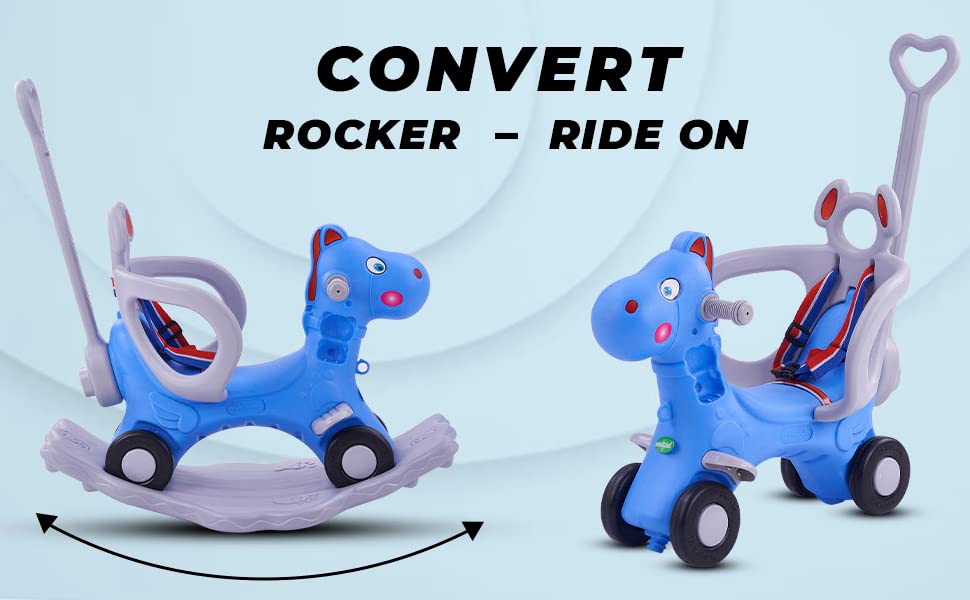 Baybee 3 in 1 Baby Horse Rider Ride on Toy Car for Kids – Baybee India