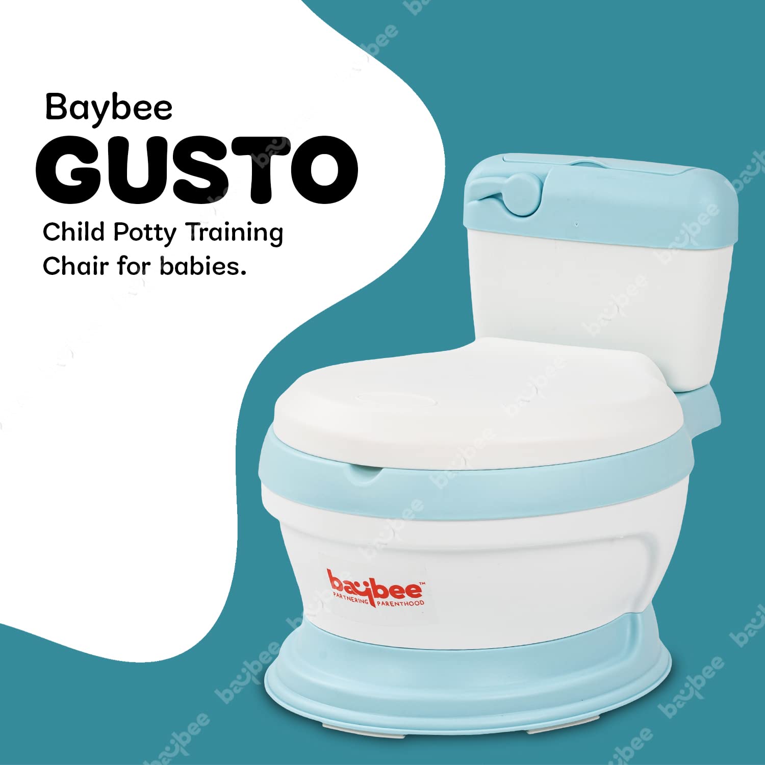 Baybee Gusto Western Toilet Potty Seat for Kids with Closing Lid, Cush ...