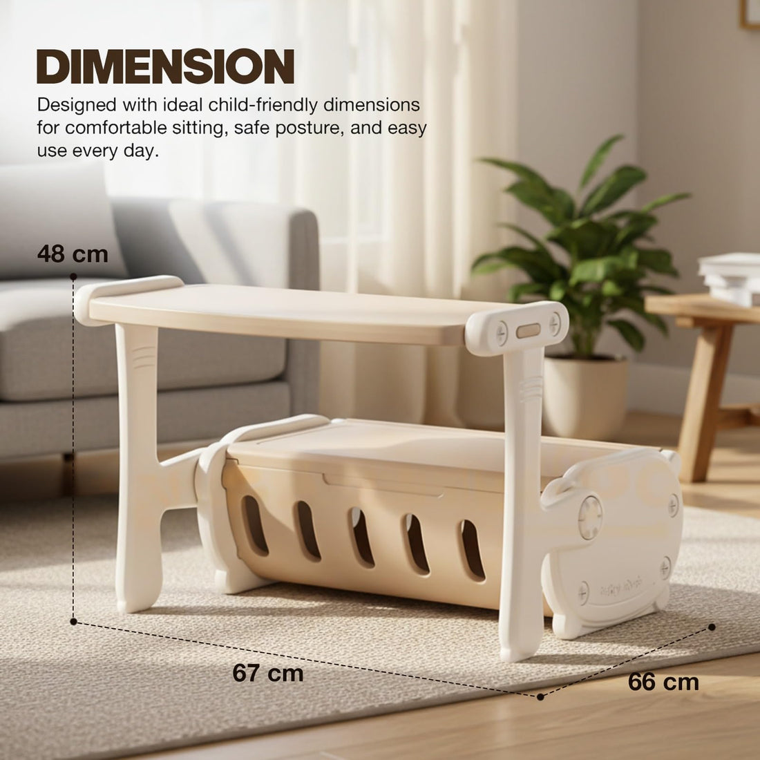 Get Children’s Table & Chair for Study Convertible Study Desk for Kids ...