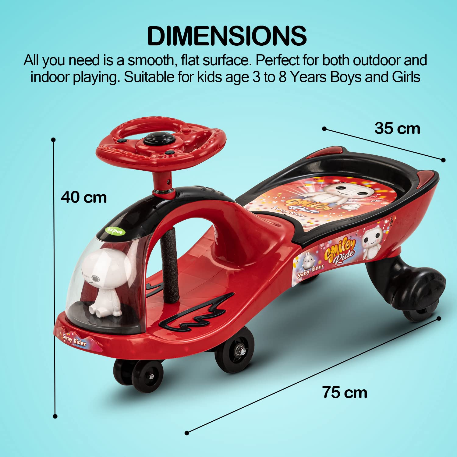 BAYBEE Magic Swing Car Toy | Shop Swing Cars & Rideons – Baybee India
