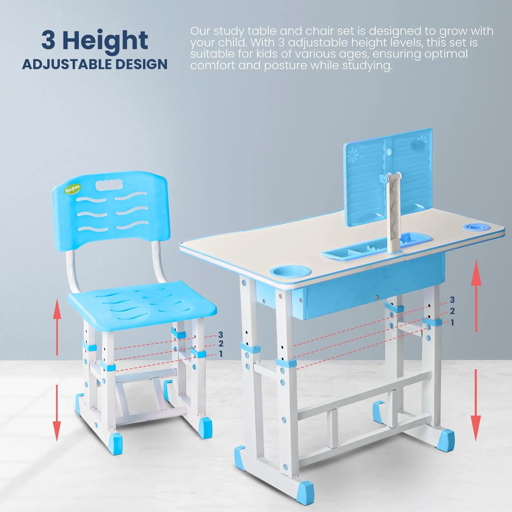 Get Now Multifunctional Kids Study Table with Storage, Comfort & Style ...