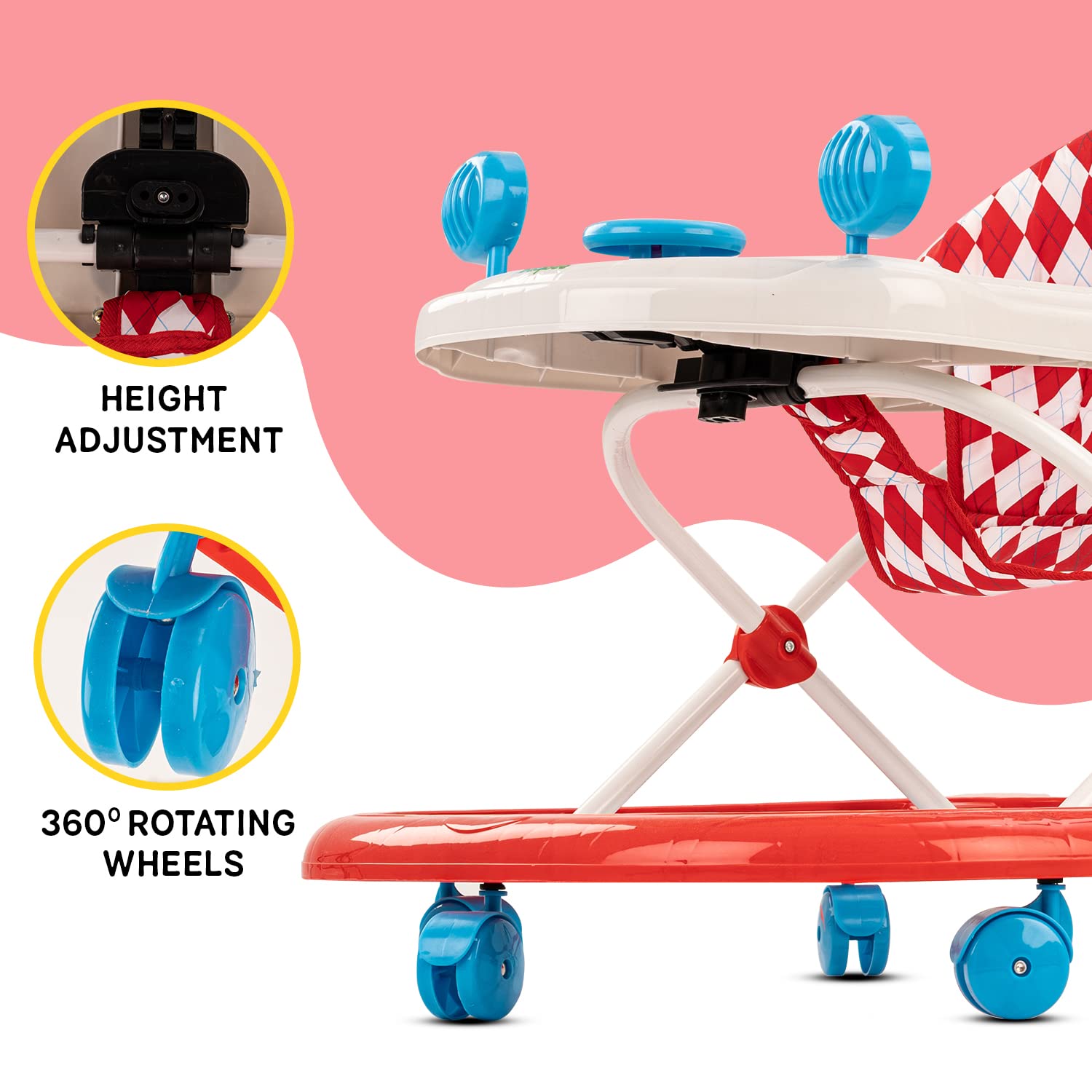 Baybee Nova Baby Walkers Infant Push Walkers & Walking Toys – Baybee India