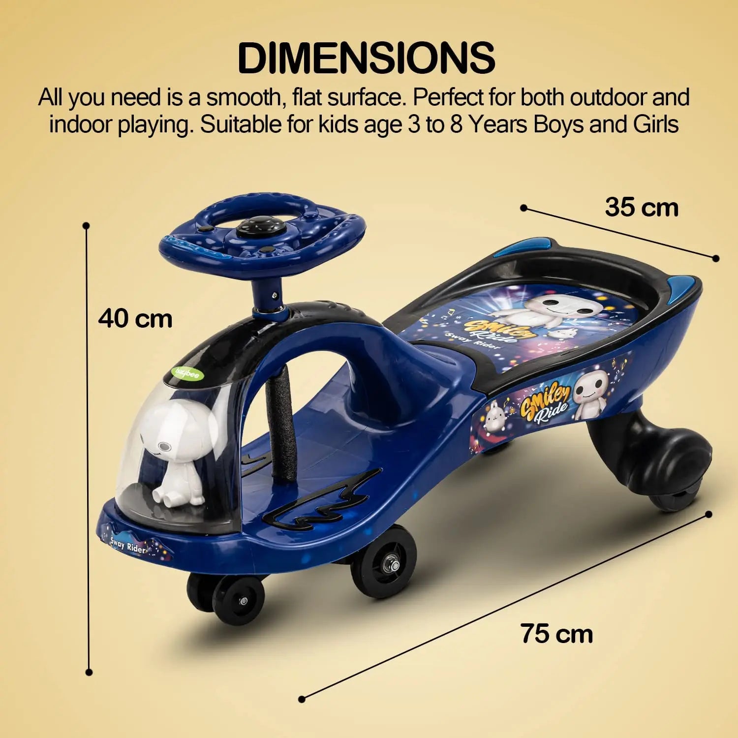BAYBEE Magic Swing Car Toy | Shop Swing Cars & Rideons – Baybee India