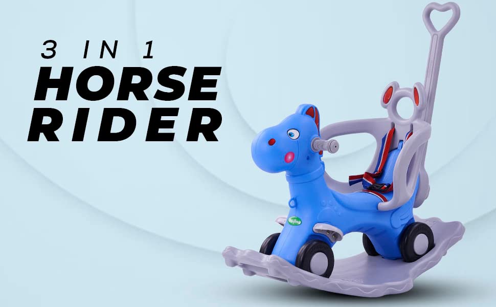 Baybee 3 in 1 Baby Horse Rider Ride on Toy Car for Kids – Baybee India