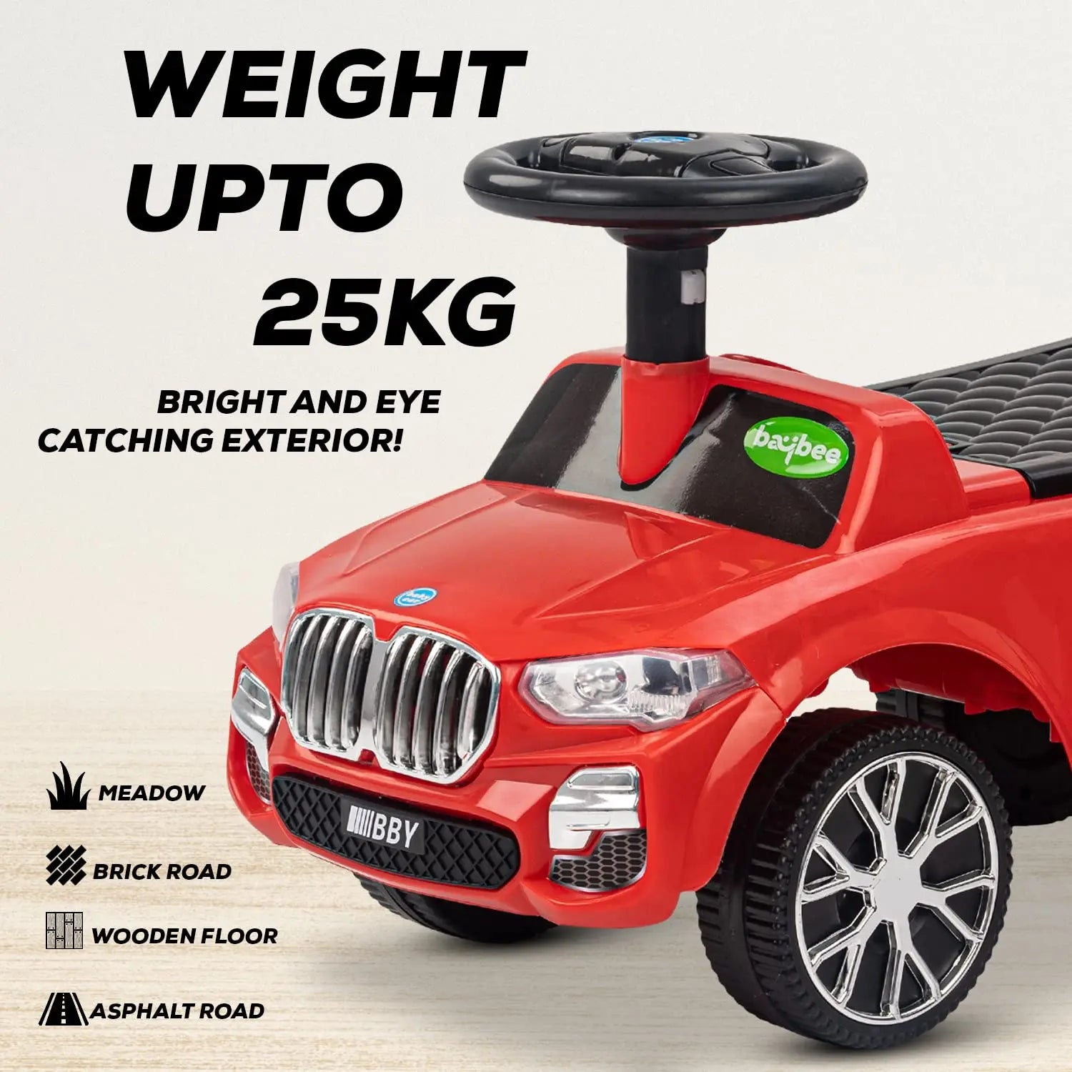 Baybee Magnus Ride on Baby Car for Kids Kids Car with Horn Button & Hi ...